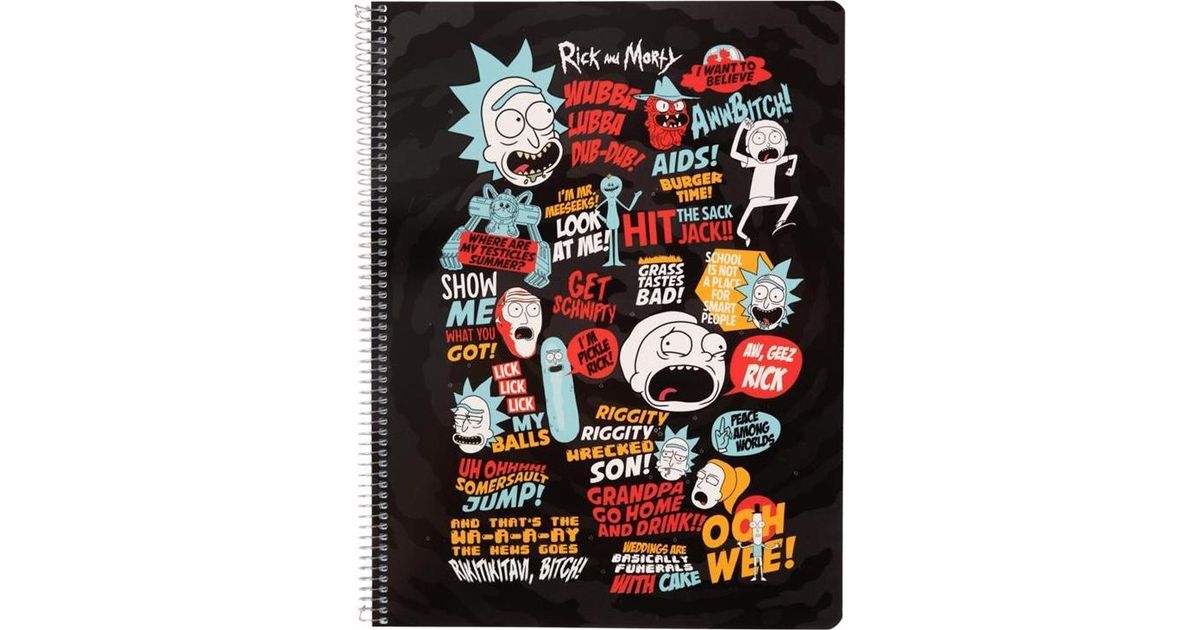 Rick & Morty Rick & Morty - Notebook / Notebook A4 - Kaustikud ja ...