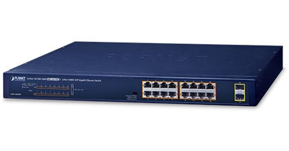 PLANET GSW-1820HP network switch Unmanaged Gigabit Ethernet (10/100 ...