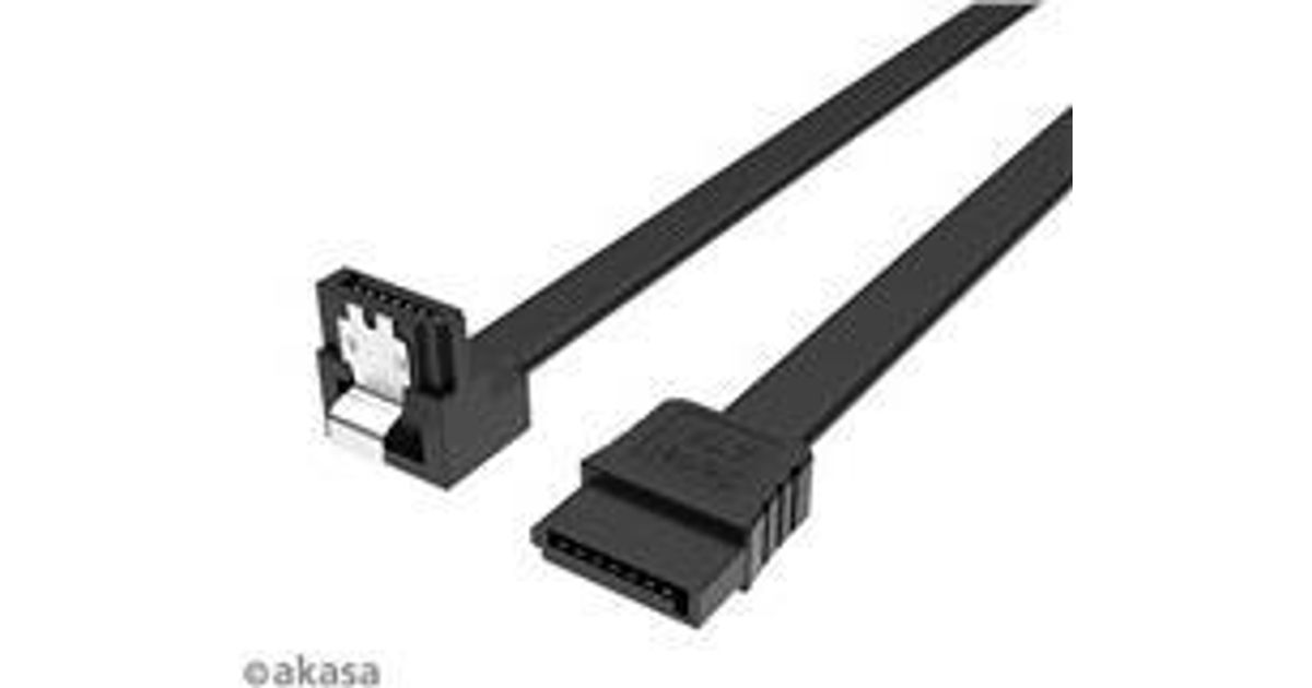 Akasa SATA-Kabel 6 GB/s, gewinkelt, 100 cm - S-ATA kaablid ja adapterid ...