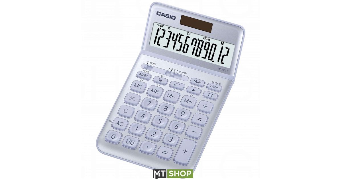 Casio JW-200SC calculator Desktop Basic Blue - Calculators - Office ...
