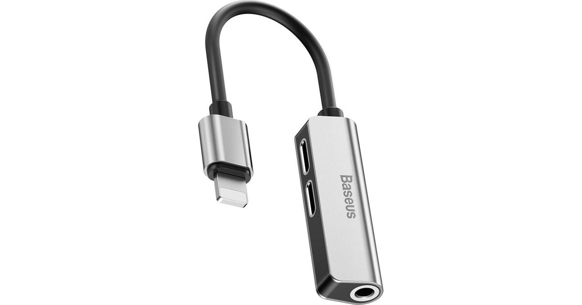 Baseus L52 Male 3-in-1 mobiiltelefonikaabel Hõbe Lightning Lightning, 3 ...