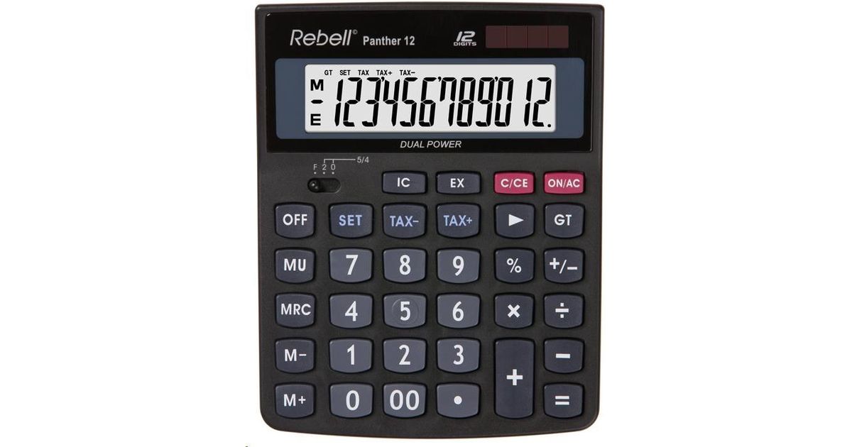 Rebell Panther 12 WB/BX kalkulaator - Kalkulaatorid - Põhitöövahendid ...