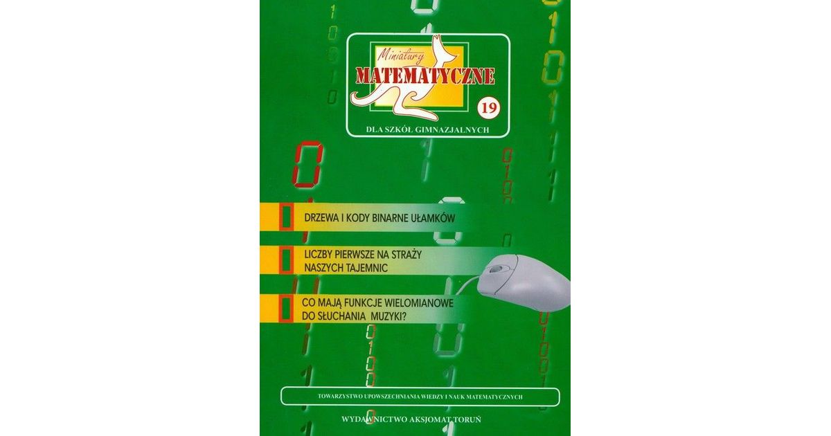 Mathematical thumbnails 19 Trees and binary codes... - MT Shop