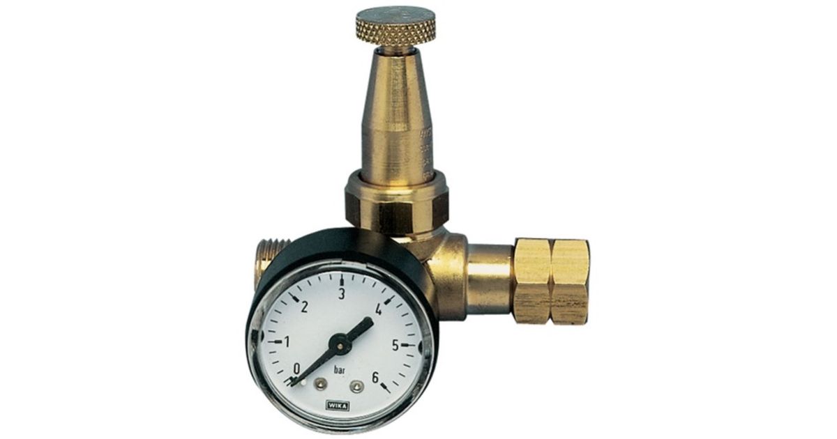 GCE propane small pressure regulator mini with pressure gauge 0.5-4 bar ...