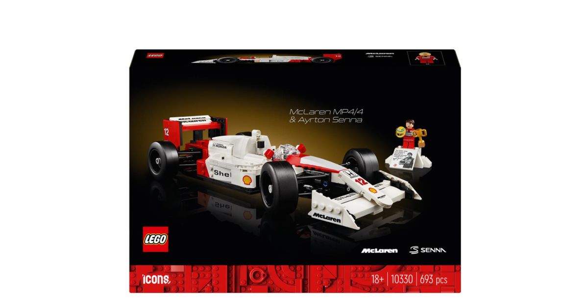 LEGO Icons 10330 McLaren MP4/4 and Ayrton Senna - LEGO - Toys ...