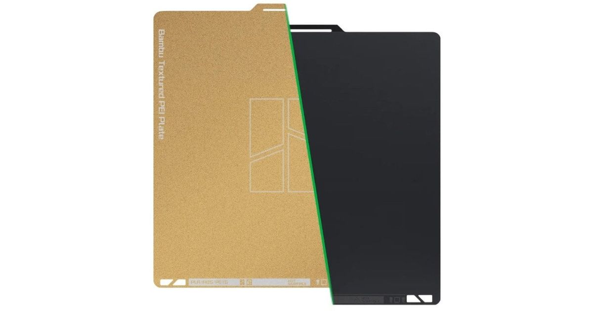 Bambu Dual -texture PEI - kahekordse magnetilise ülekattega - seeria X1, P1 ja A1 - Bambu Lab ...