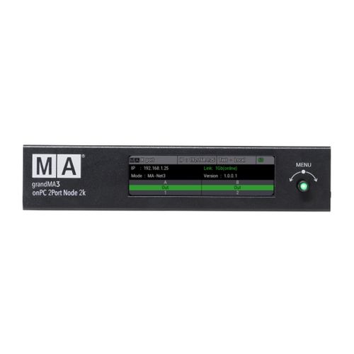 MA Lighting GrandMA3 onPC 2Port Node 2K, 1HE, 2x XLR 5pol, DMX ...