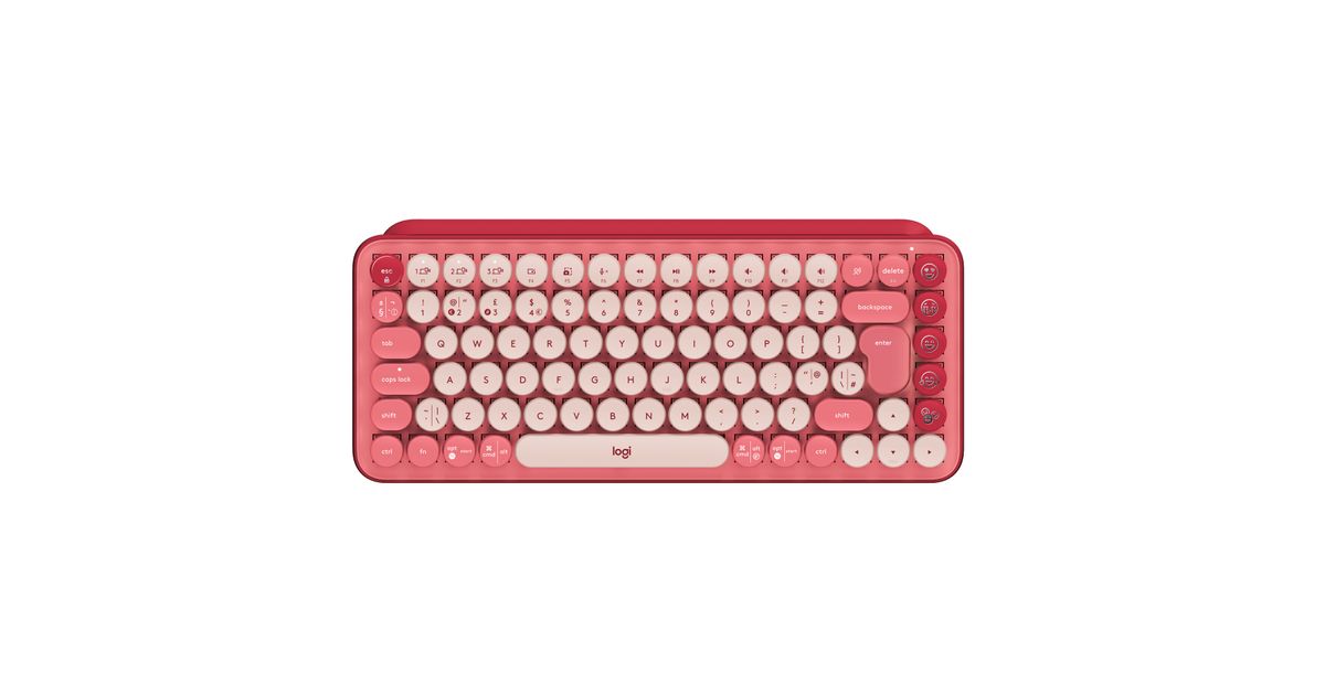 Logitech POP Keys Wireless Mechanical Keyboard With Emoji Keys ...