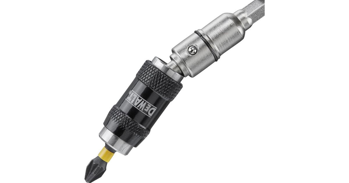 DeWALT Bithalter DT7505, schwenkbar, schlagfest, 1/4", Bit-Satz ...