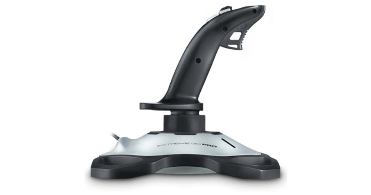 Logitech G Extreme 3D Pro Black, White USB 2.0 Joystick Digital PC ...