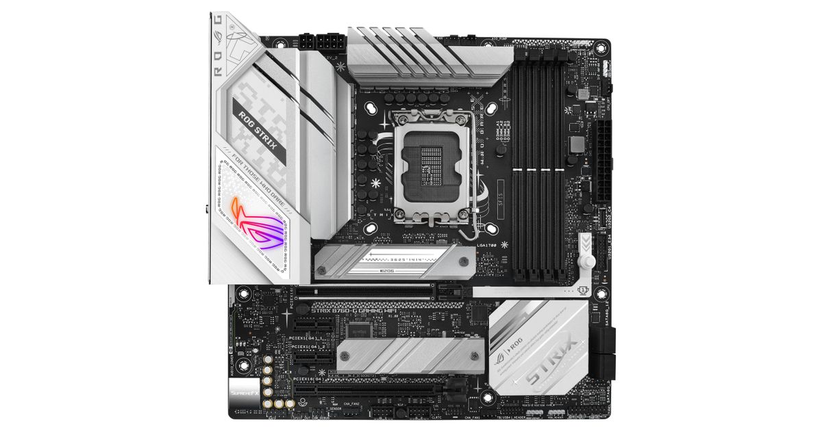 ASUS ROG STRIX B760-G GAMING WIFI Intel B760 LGA 1700 mikro ATX ...
