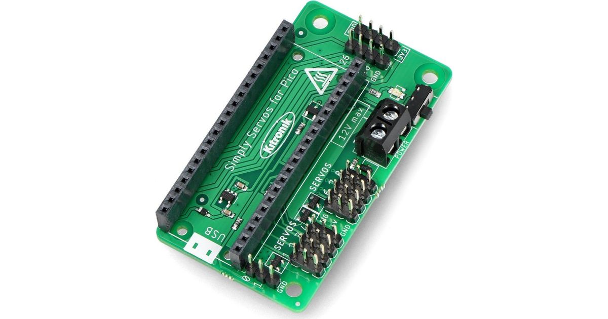 Raspberry Pi Simply Servos Board - servo controller - 8 channels - for ...