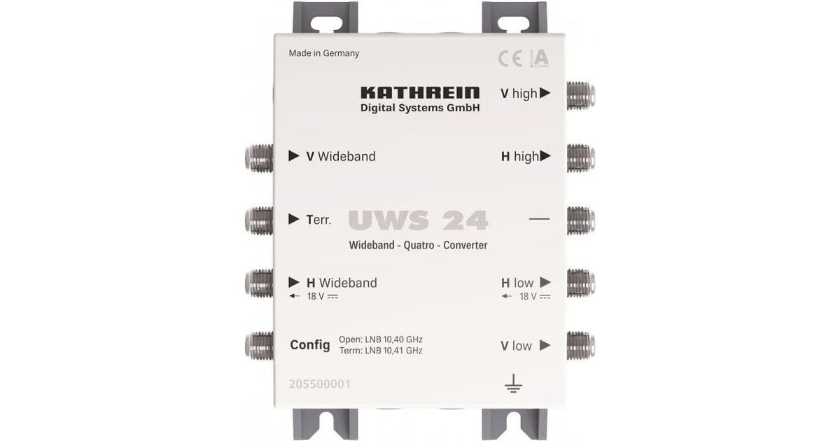 Kathrein UWS 24 Kaabli splitter Hall, Valge - Televiisorite ja ...