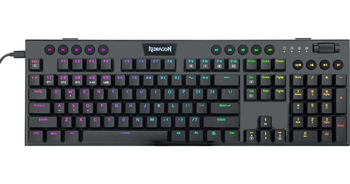 Klaviatuur Redragon K618 Horus Box Red (K618-B-RGB) - Mängurite ...