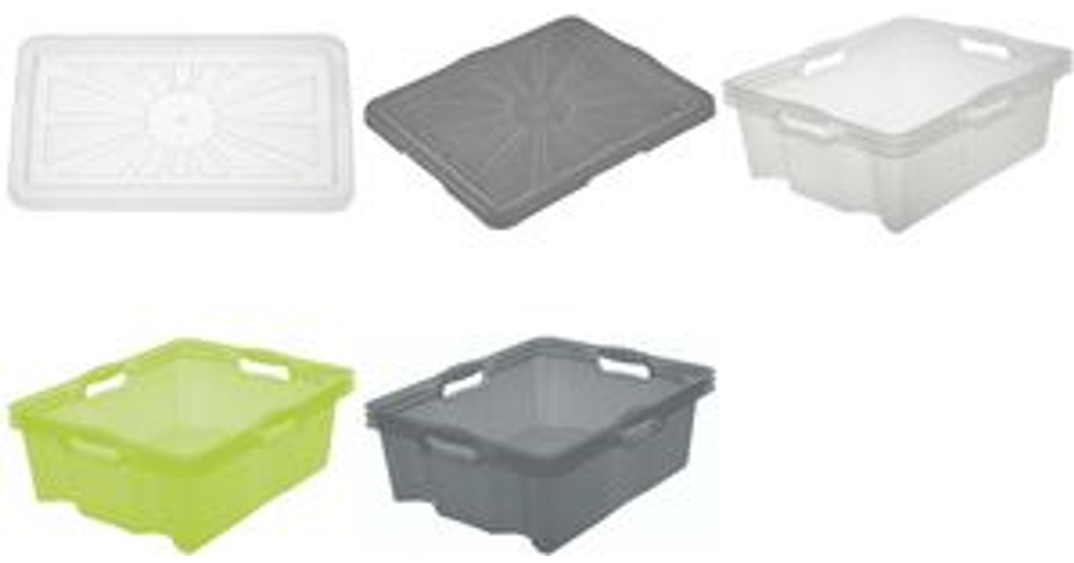 keeeper Aufbewahrungsbox "franz", 16 Liter, crystal-grey transparent ...