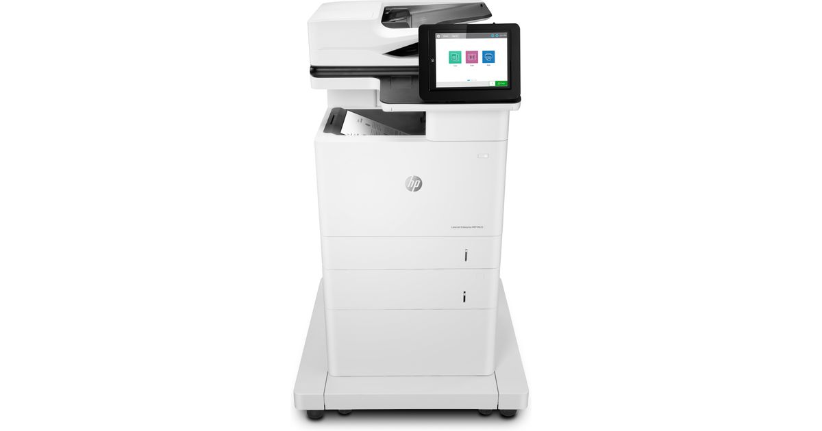HP LaserJet Enterprise MFP M635fht, Print, copy, scan, fax, Front ...
