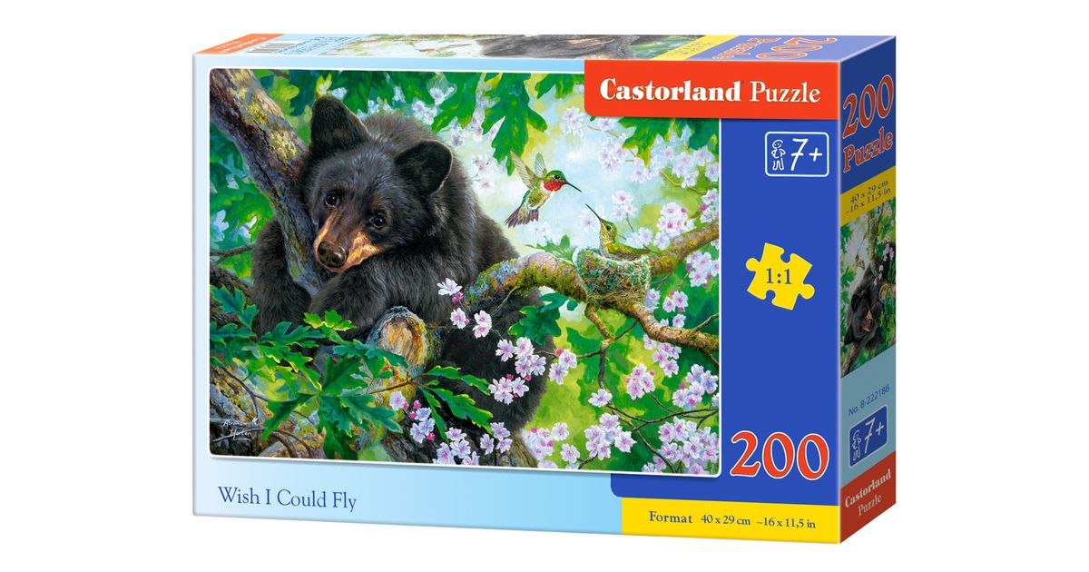 Castorland B-222186 pusle 200 tk Animals - Pusled - Lauamängud ja ...