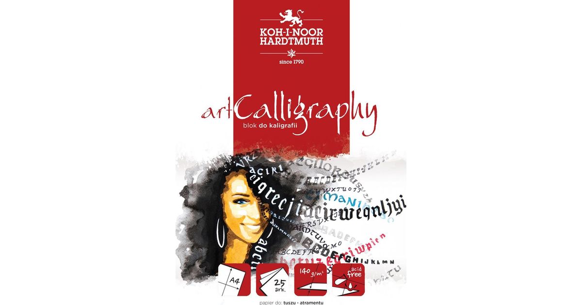 Koh I Noor Block for calligraphy A4 25k white - Käsitöö ja ...