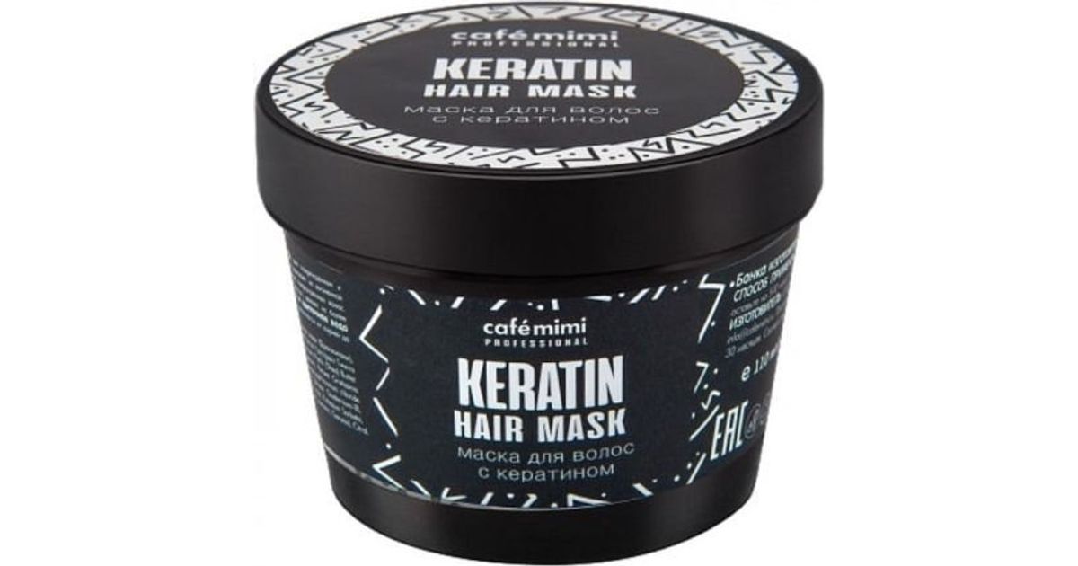 Cafe Mimi Mask keratiiniga - Värvitud ja kahjustatud juustele 110 ml ...