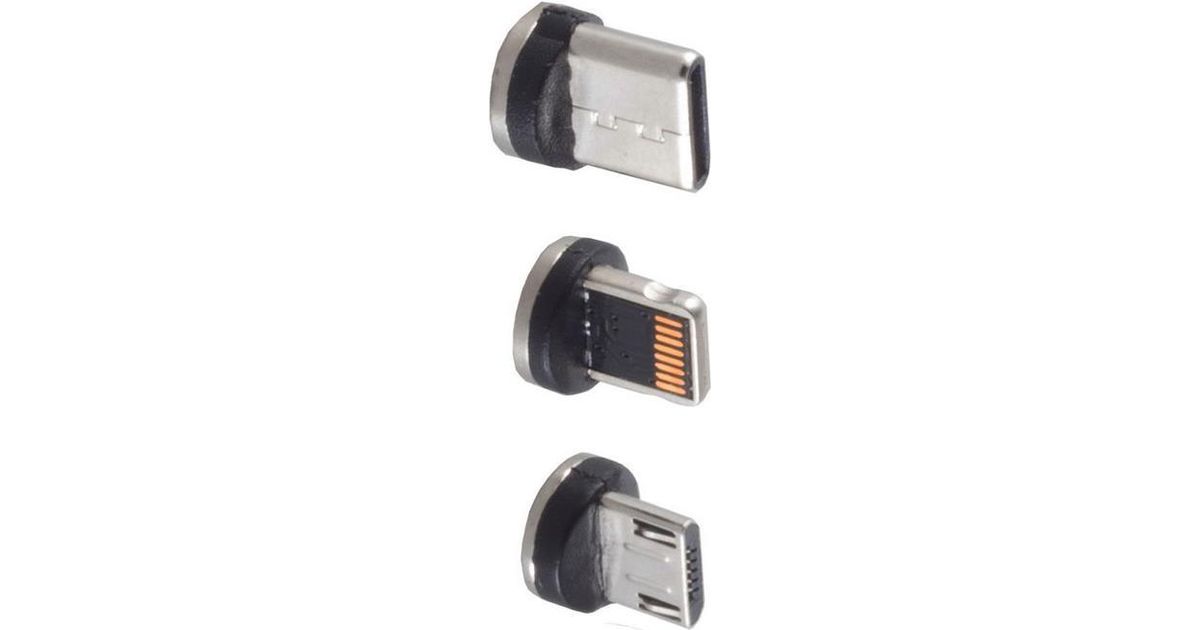 shiverpeaks BS14-19003 juhtmepistmik USB Micro-B, USB-C, 8-Pin Must ...