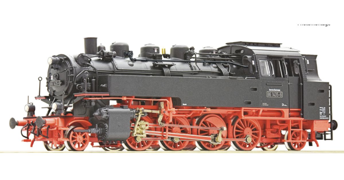 Roco Steam locomotive 86 1435-6, DR scale model part/accessory Vedur ...
