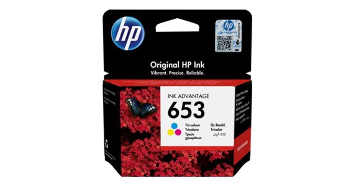HP 653 Tri-color Original Ink Advantage Cartridge - Tindikassetid ja ...