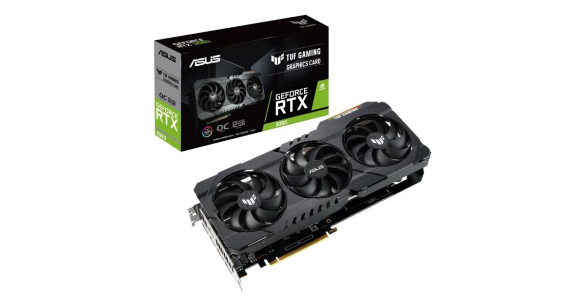 ASUS TUF Gaming TUF-RTX3060-O12G-V2-GAMING NVIDIA GeForce RTX 3060 12 ...