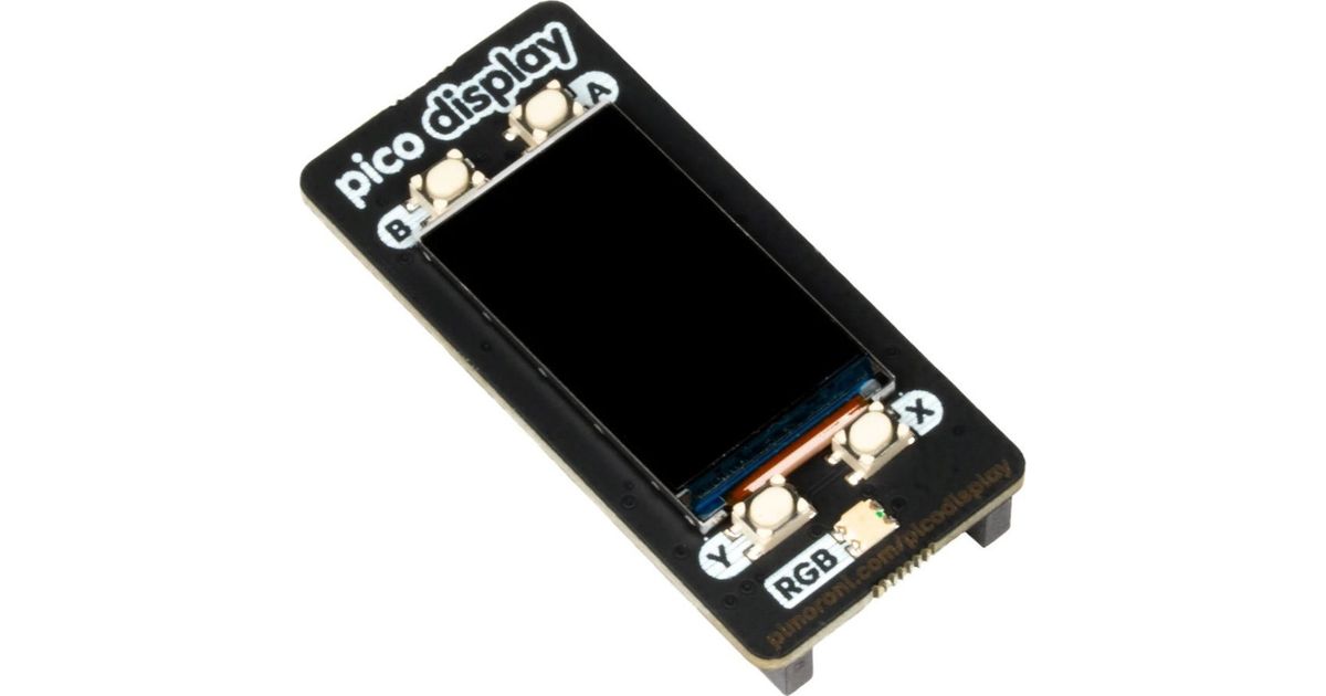 PiMoroni Pico Display Pack - overlay with an IPS LCD display 1.14'' 240x135px} - Raspberry Pi ...