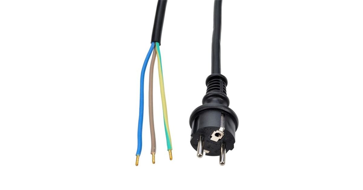 Kaabel pistikuga 2,5m / 3 x 1,5 H07RN-F 16A/230V IP44 - MT Shop