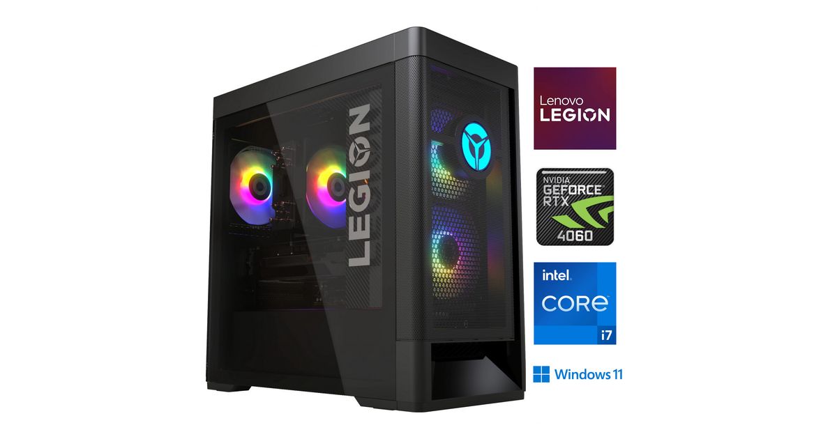 Legion T5 i7-11700F 16GB 512GB SSD RTX 4060 Windows 11 - Gaming PC-s ...