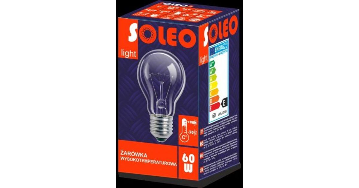 Helios Żarówka wysokotemperaturowa Soleo Helios 100W E27 A55 230V (WST ...