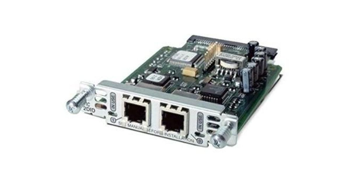 Cisco VIC3-2FXS/DID= kõnevõrgu moodul FXS - MT Shop