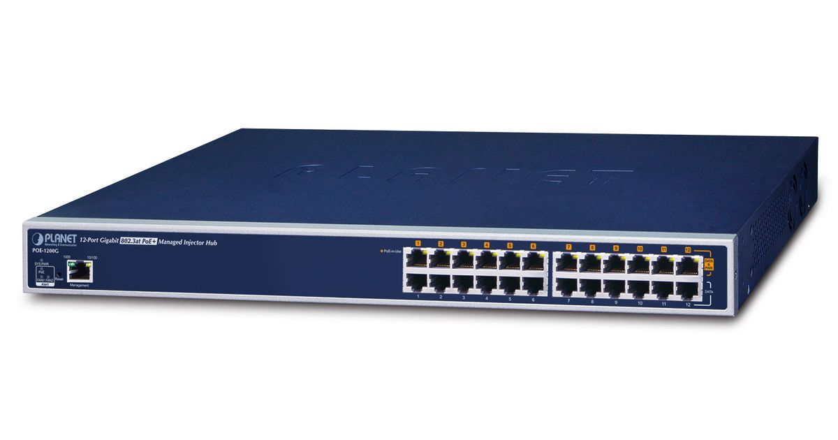 PLANET POE1200G network switch Managed Gigabit Ethernet (10/100/1000 ...