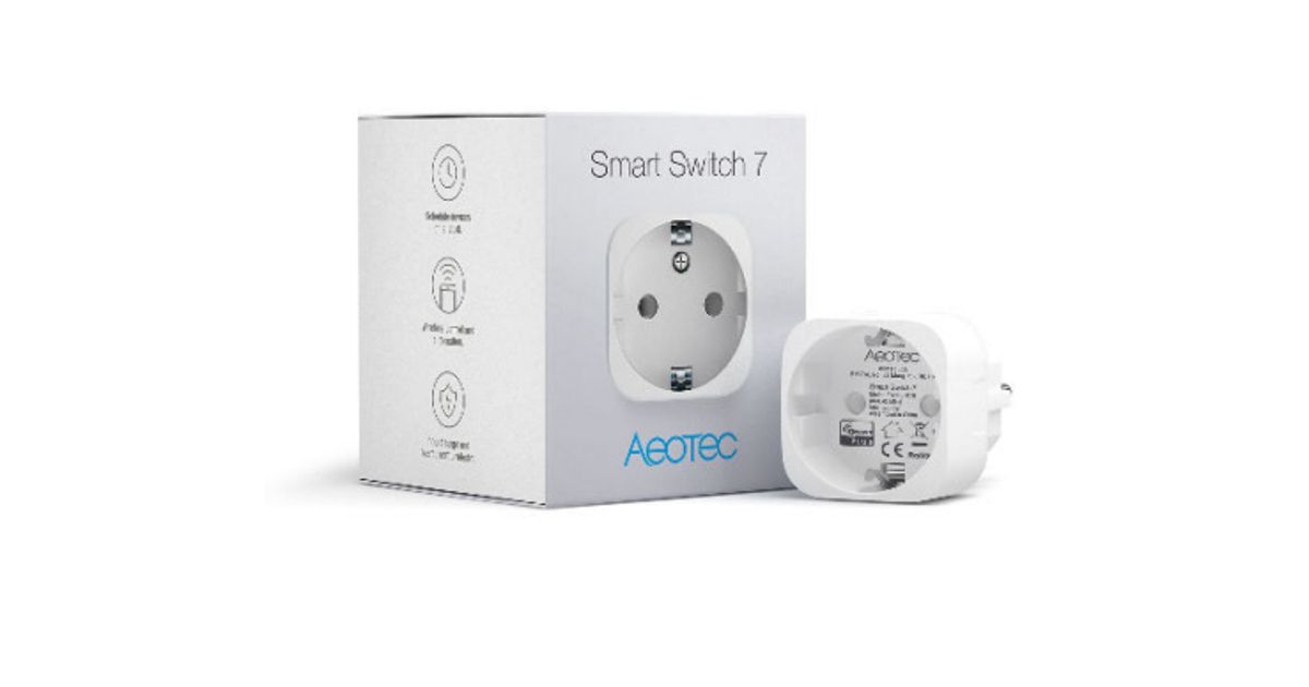 Aeotec Smart Switch 7 smart plug 2300 W Home White - Switches and ...