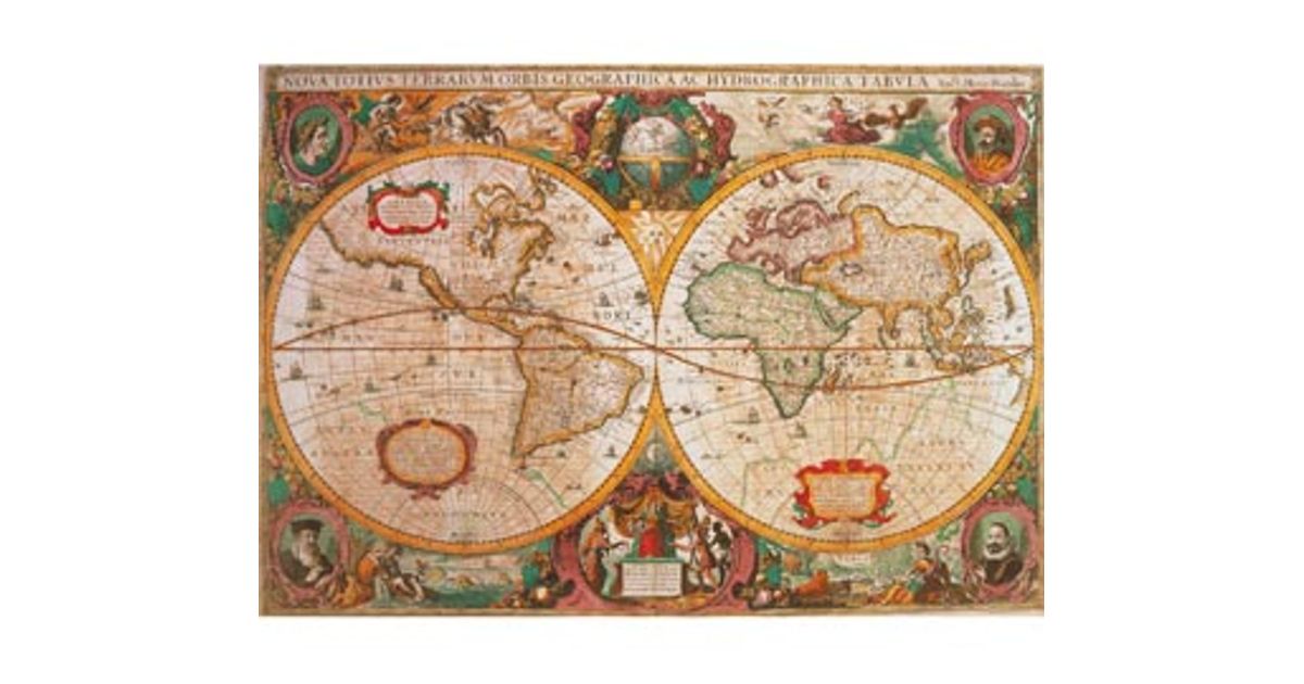 Clementoni Mapa Antigua 1000 tk Maakaardid - Pusled - Lauamängud ja ...