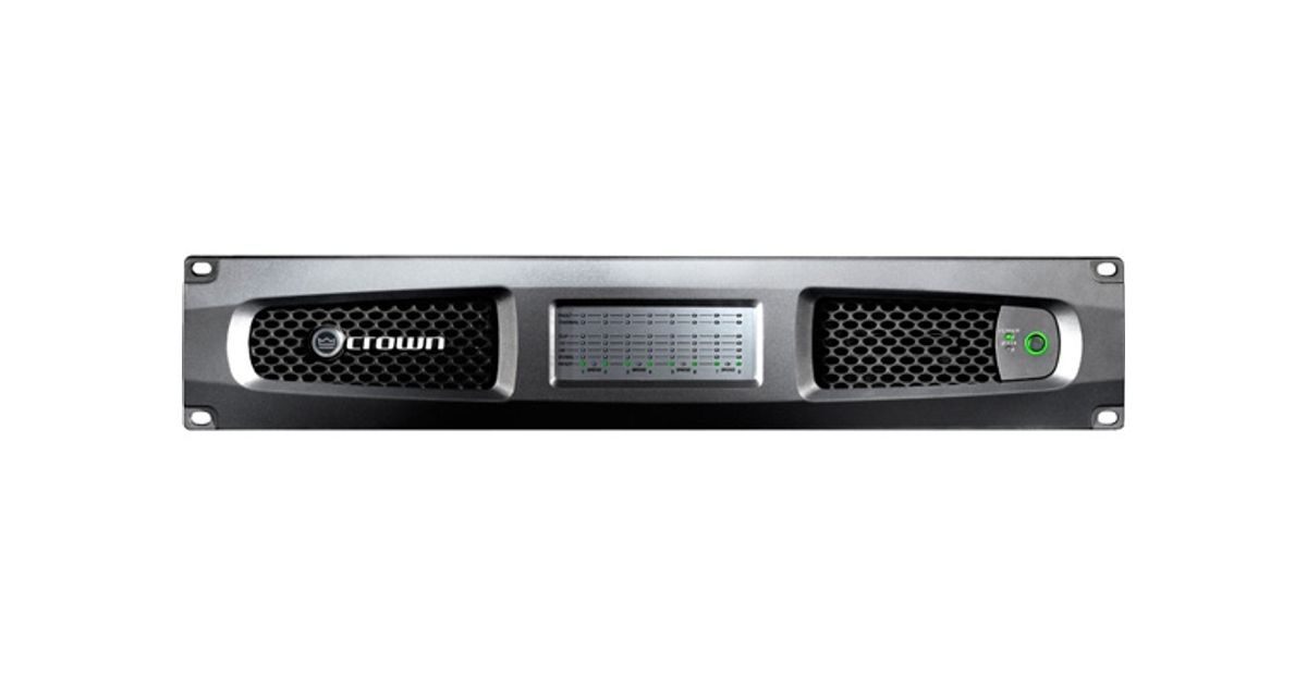 Crown DCi 8 600 Digital Amplifier, 19'', 2HE, 8x 600W/4Ohm, 8x 600W ...