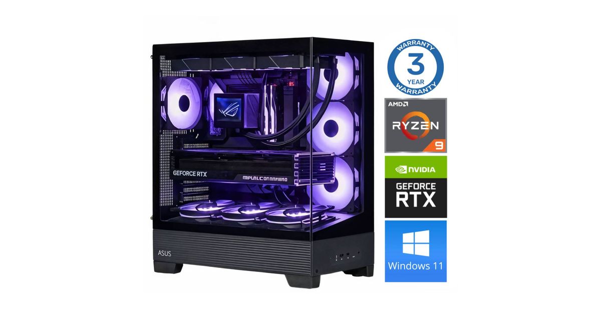INTOP Ryzen 9 5900X 64GB 1TB SSD M.2 NVME RTX5070 12GB WIN11Pro ...
