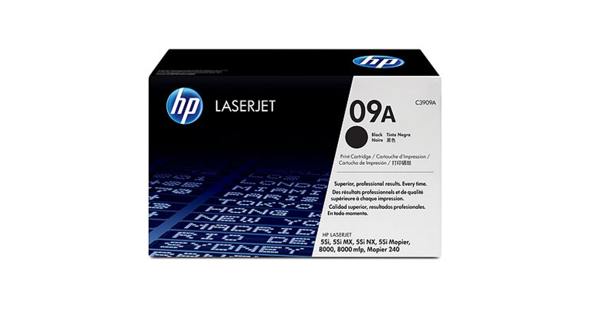 HP 09A Black Original LaserJet Toner Cartridge toonerikassett 1 tk ...