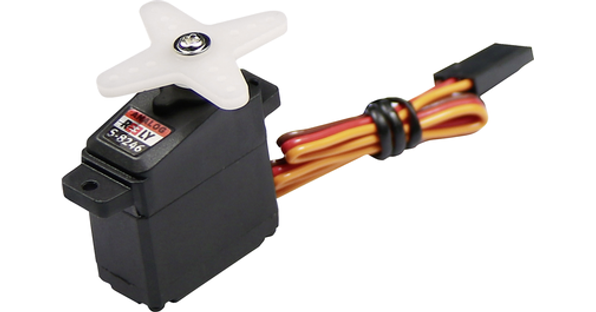 Reely Micro Servo Analogue Servo Gear Box Material: Plastic Connector ...