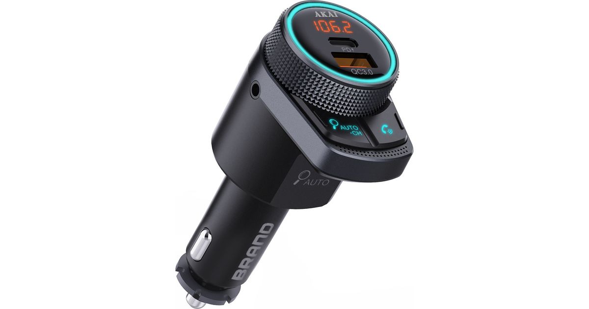Akai FMT 80BT FM transmitter FM transmitters Car Audio and Accessories Car equipment MT Shop