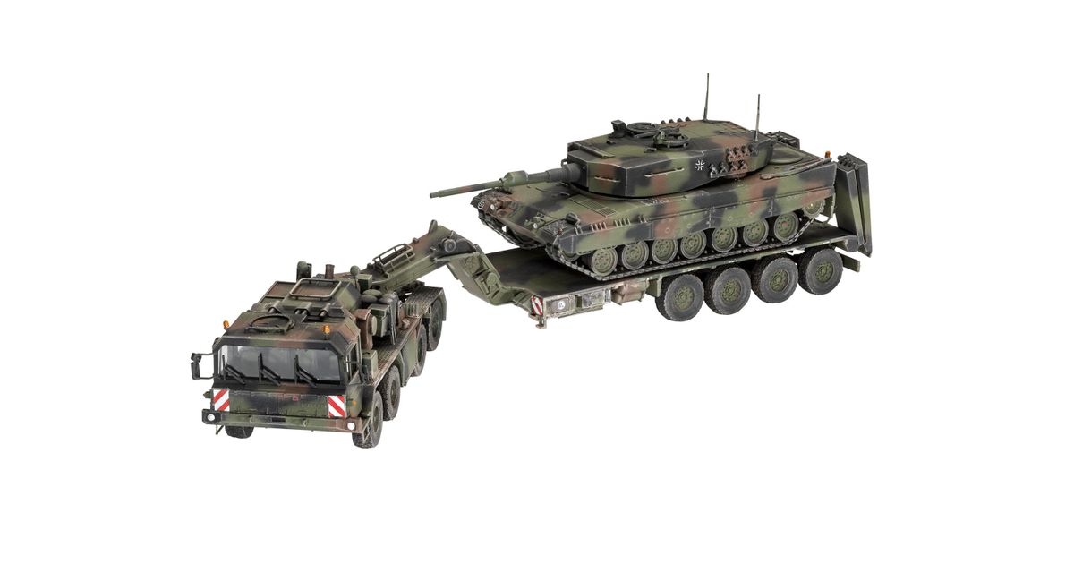 Revell SLT 50-3 "Elefant" + Leopard 2A4 Tank model Osade komplekt 1:72 ...