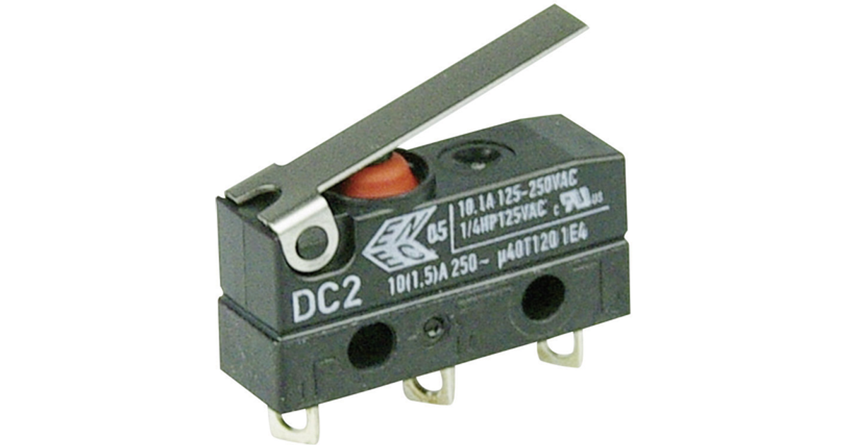 Zf Dc2C-A1Lb Microswitch Dc2C-A1Lb 250 V Ac 10 A 1 X On/(On) Ip67 Momentary 1 Pc(S) - MT Shop