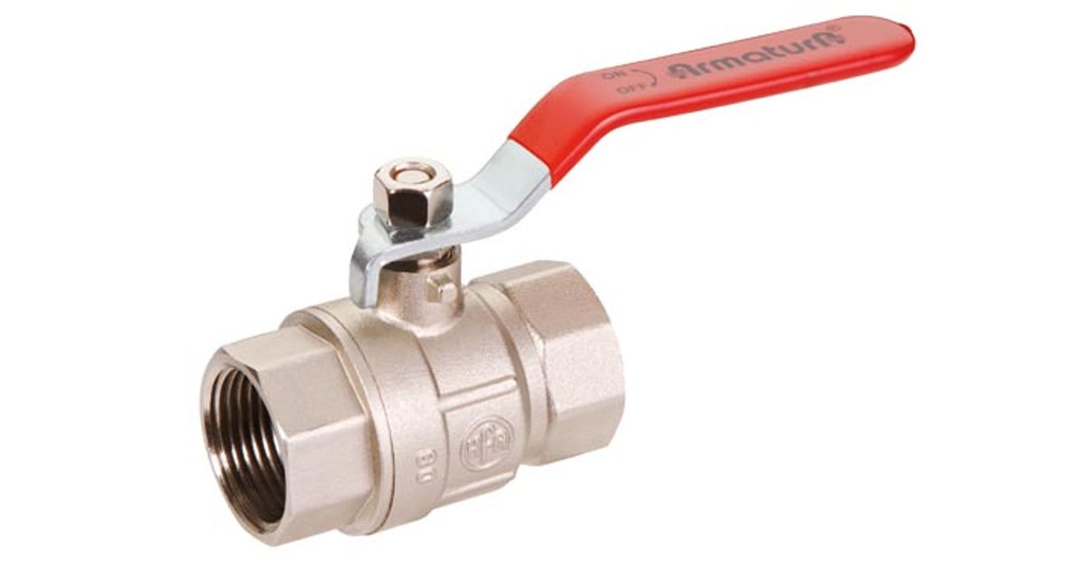 KFA Ball valve hexagonal 6/4 "water 700-110-40 - MT Shop