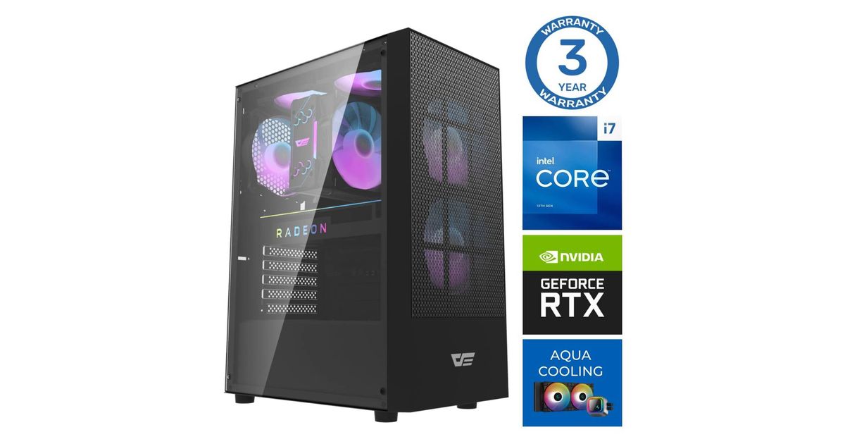 INTOP AQUA i7-14700F 16GB DDR5 1TB SSD M.2 NVME+2TB RTX4060 8GB no-OS ...