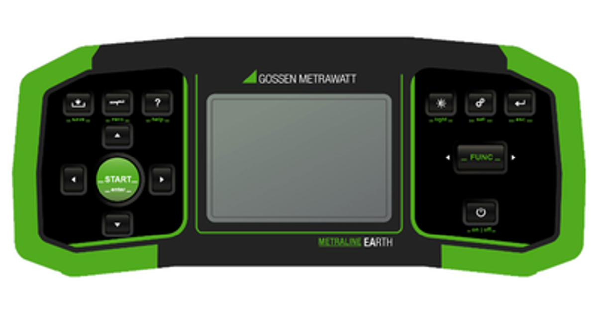 Gossen Metrawatt Metraline Earth Earth Ground Meter - MT Shop