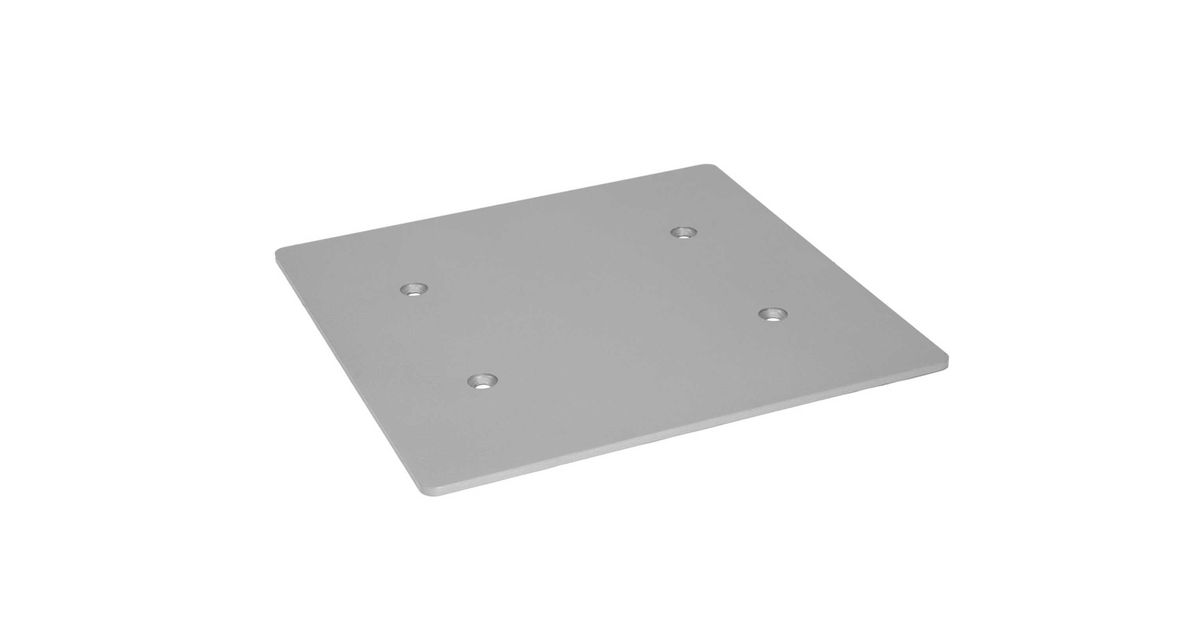 Dekotruss Quad Base plate 300, SILVER, suitable for Quad truss system ...