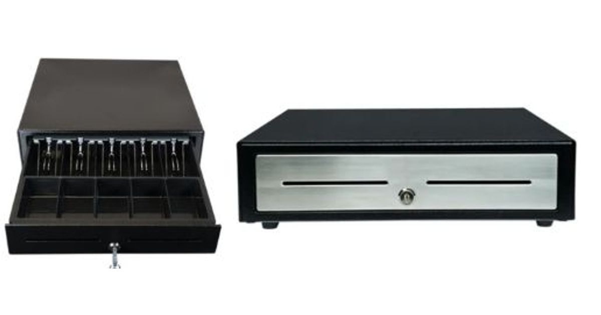 Star Micronics CD4-1616BKSS88-S2 - Cash Drawer, Black, Stainless - MT Shop