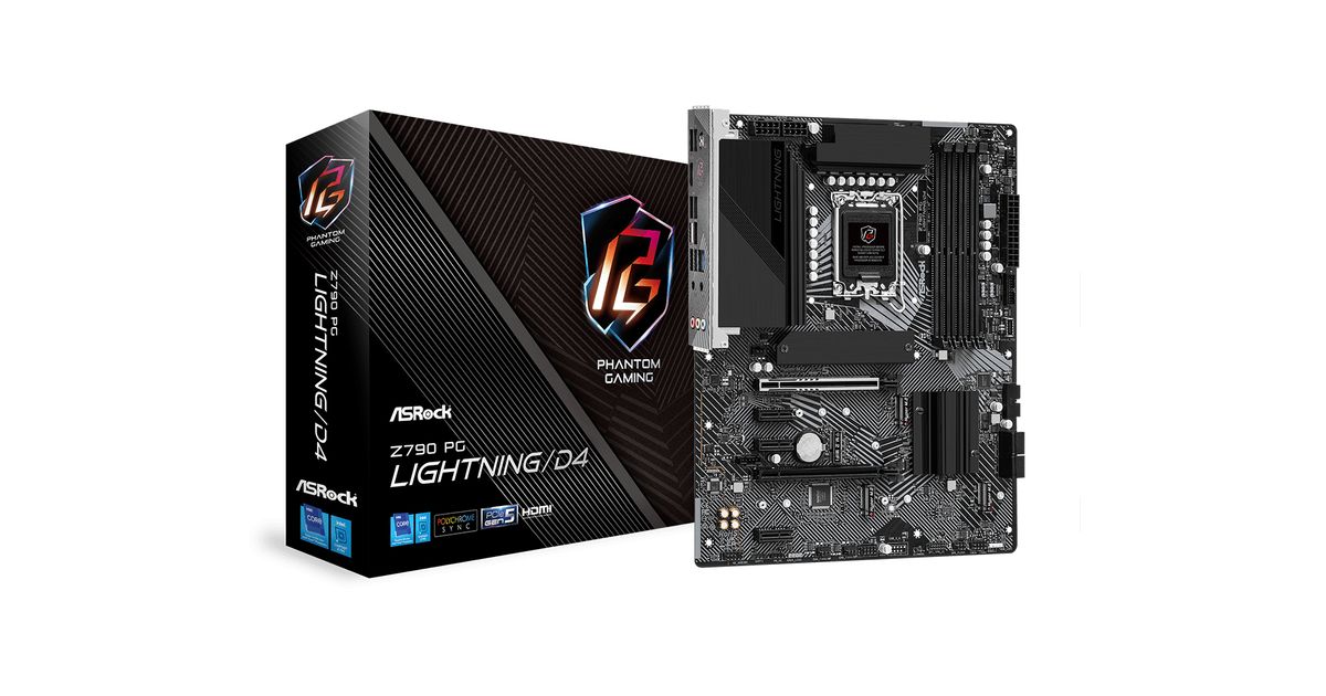 Asrock Z790 PG Lightning/D4 Intel Z790 LGA 1700 ATX - Emaplaadid ...