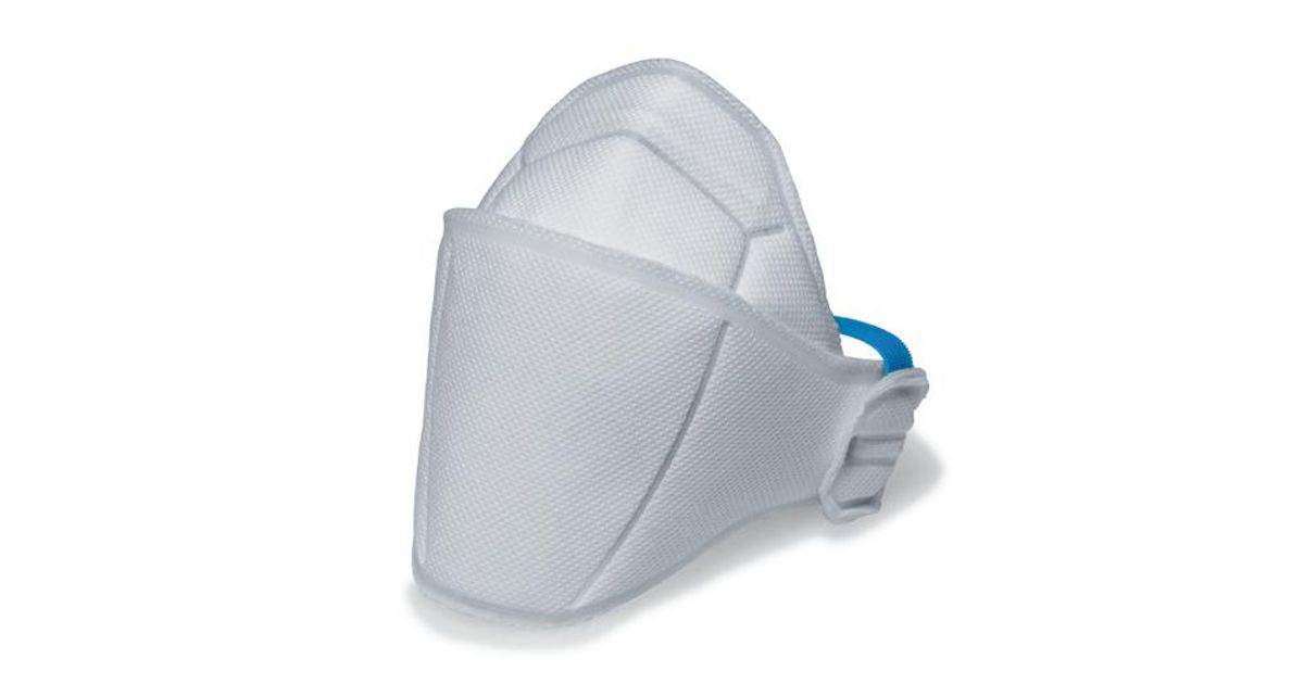 Face mask silv-Air Premium 5100 FFP1, folding mask without valve, white ...