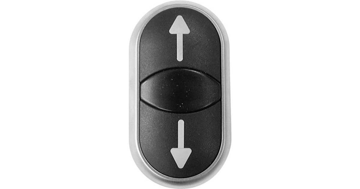 Eaton M22-DDL-S-X7/X7 push-button panel Black, Chrome - MT Shop